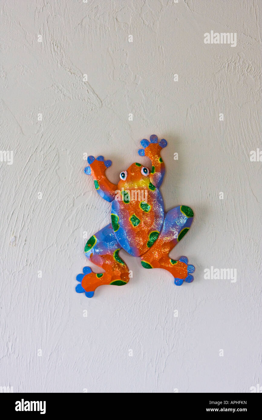 Frog Wall Decoration Stock Photo - Alamy