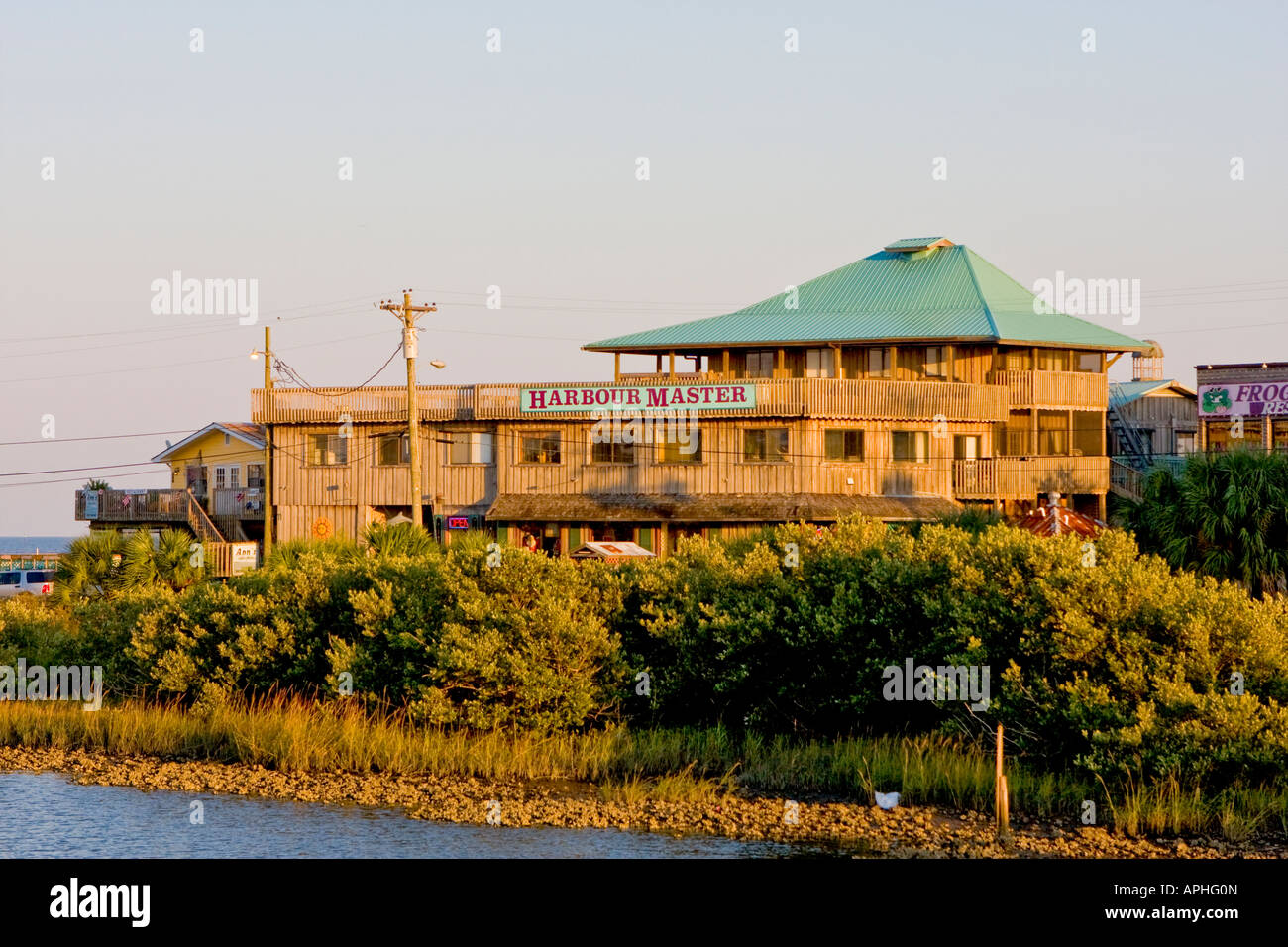 Tourist and Vacation Views of Historical Cedar Key Florida Stock Photo ...