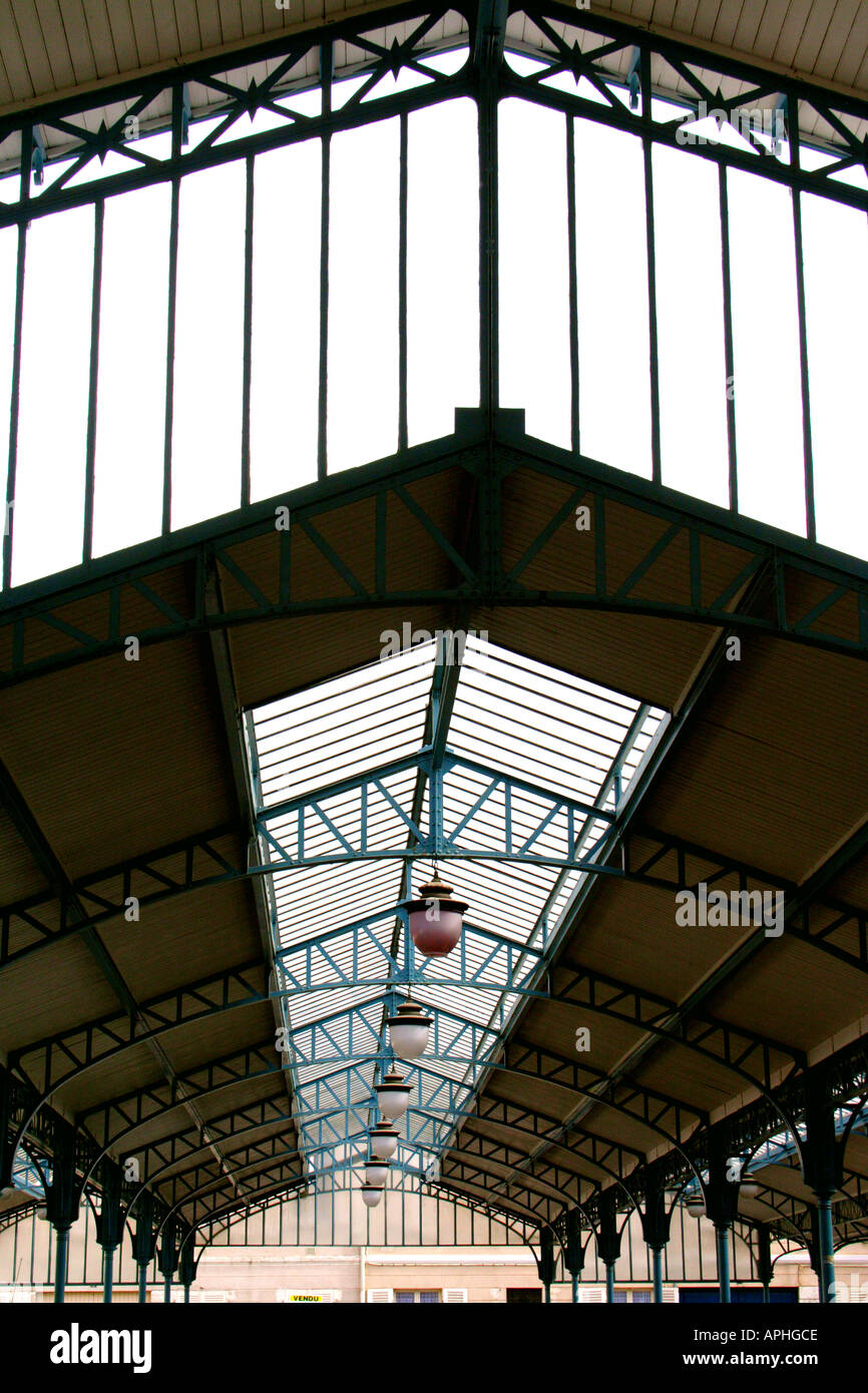 The roof of the market place in Chartres Stock Photo - Alamy