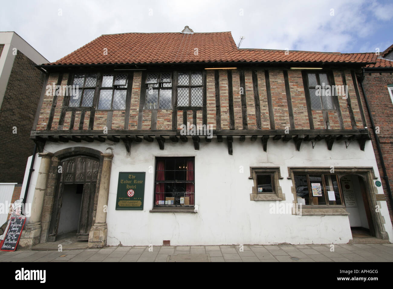 old timbered building kings lynn norfolk town east anglia england uk gb ...
