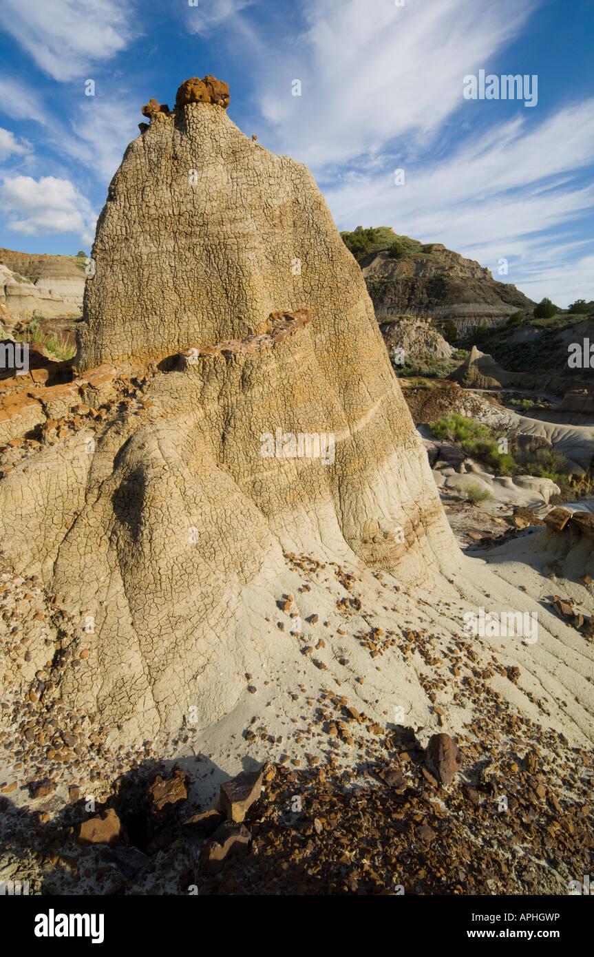 Rock formation Makoshika State Park Montana Stock Photo - Alamy