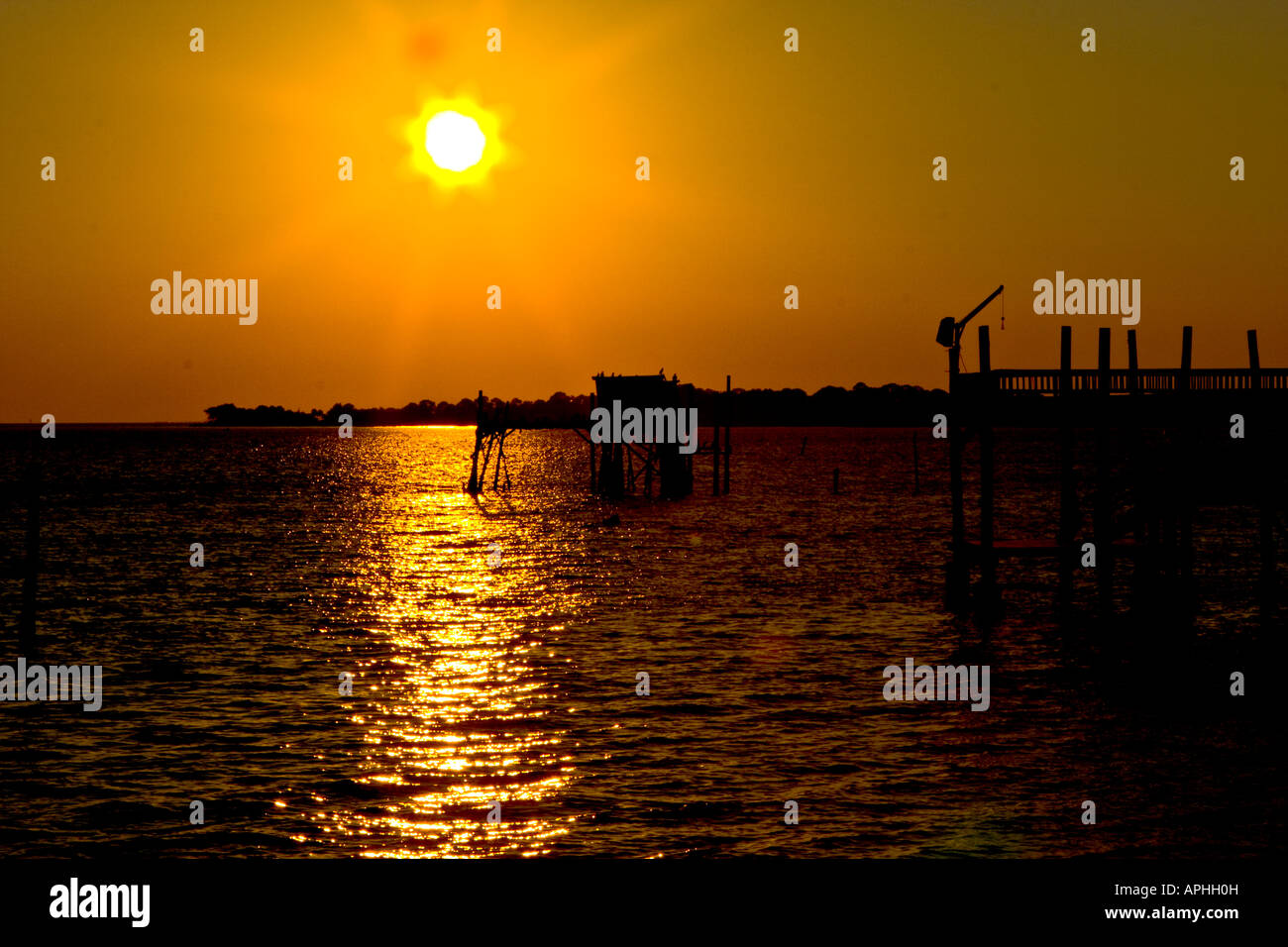 Tourist and Vacation Views of Historical Cedar Key Florida Stock Photo ...