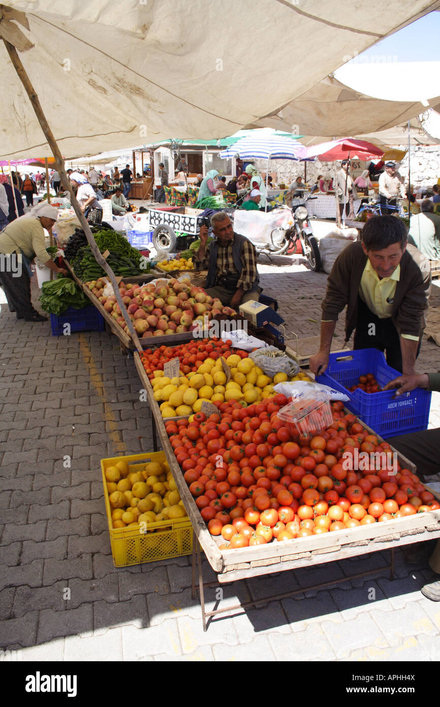 Turkish Fresh Food Market Stock Photo - Alamy