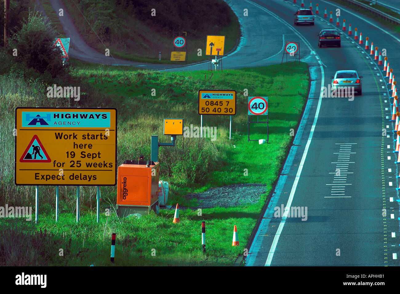 Devon road signs hi-res stock photography and images - Alamy