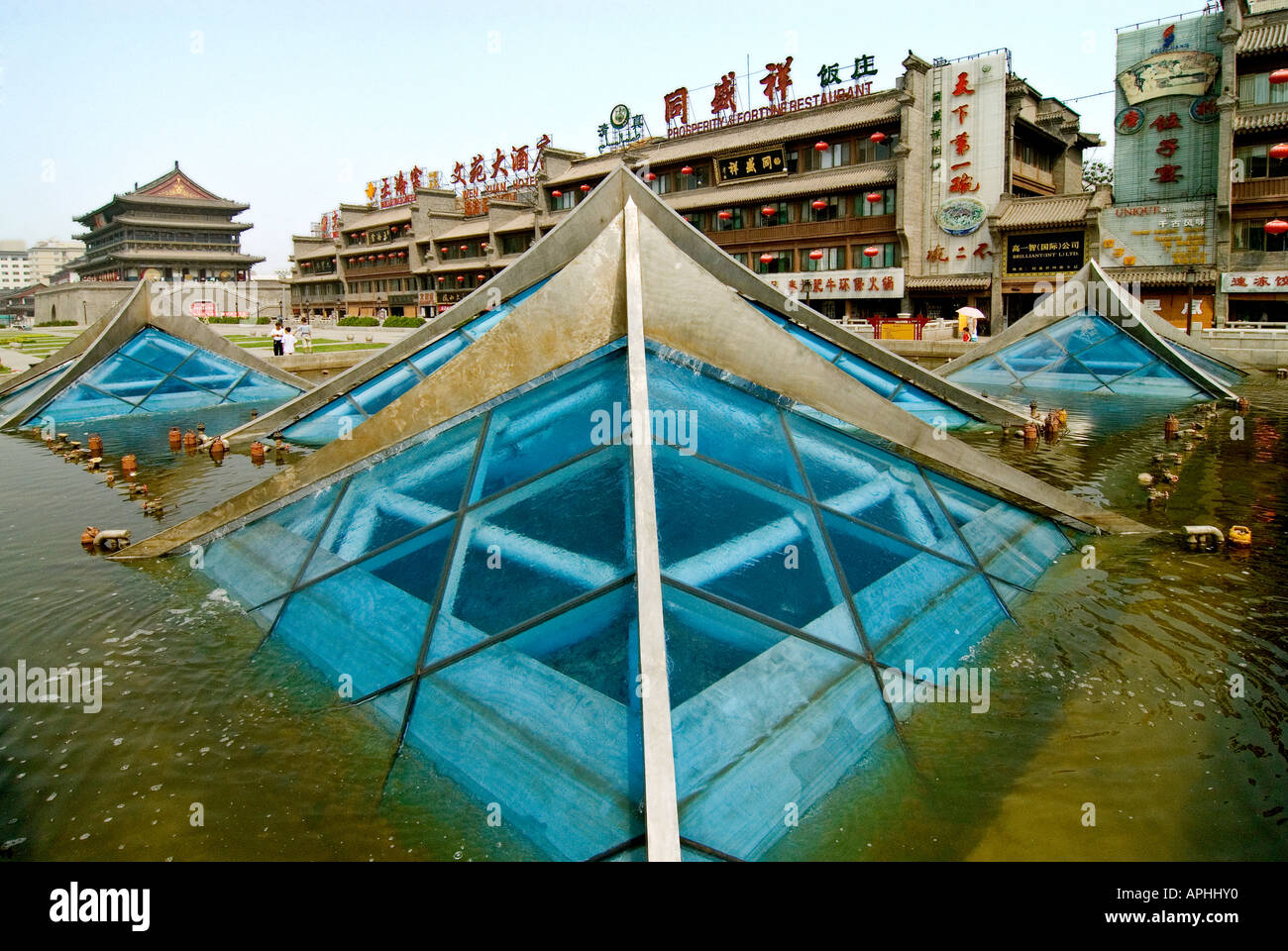Drum tower in background hi-res stock photography and images - Alamy