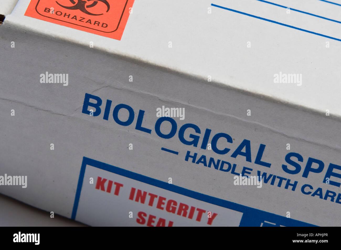 Biohazard Labeled Biological Specimen Cardboard Box for Blood Draw and ...