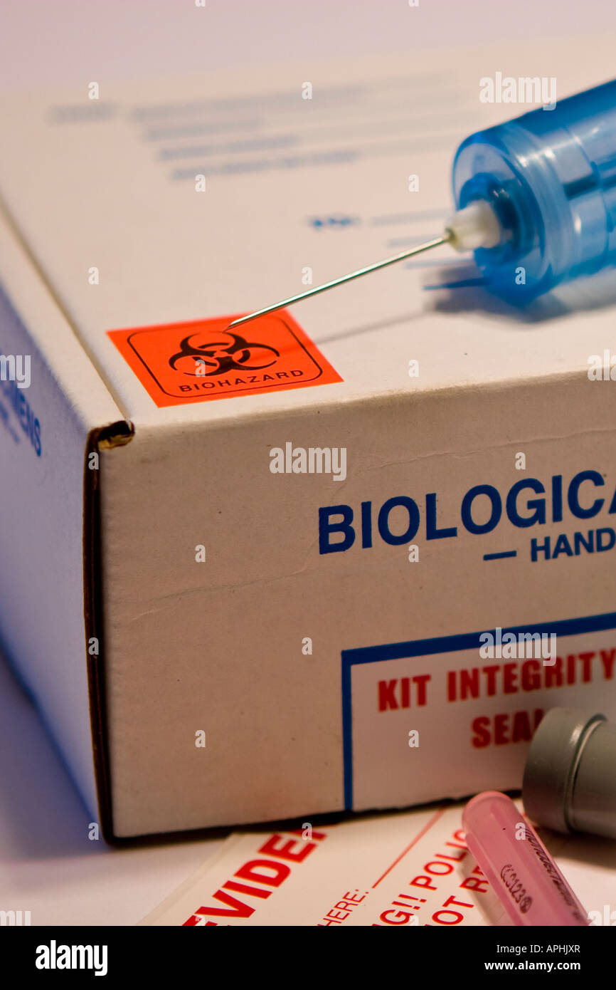 Medical Specimen Labels and Tube Stock Photo - Alamy