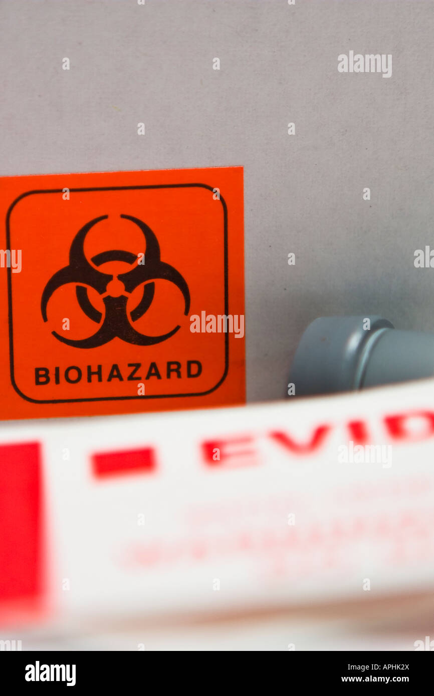 Biohazard Labeled Biological Specimen Cardboard Box for Blood Draw and ...