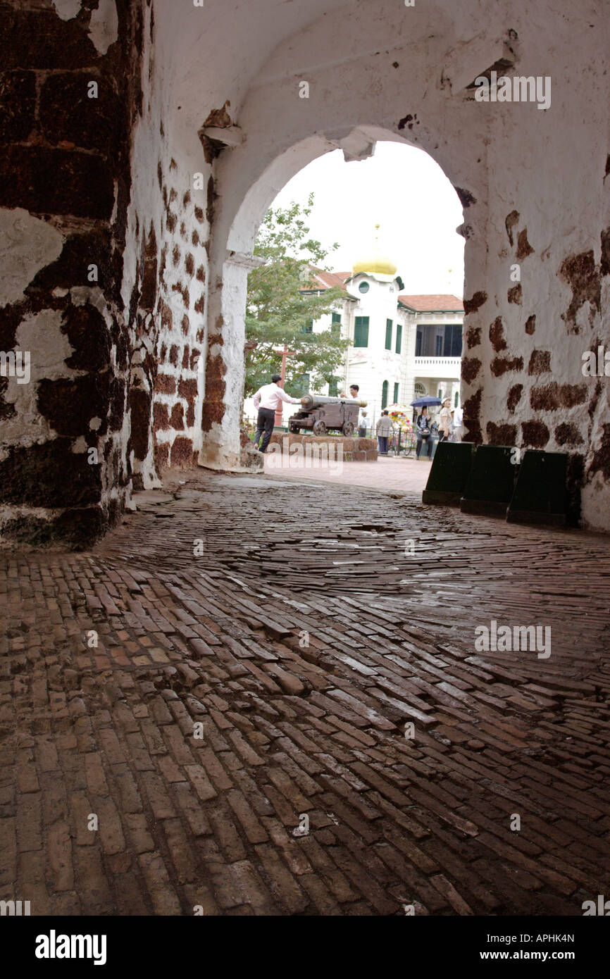 Portuguese fort of la Farmosa in Malacca, Malaysia Stock Photo - Alamy