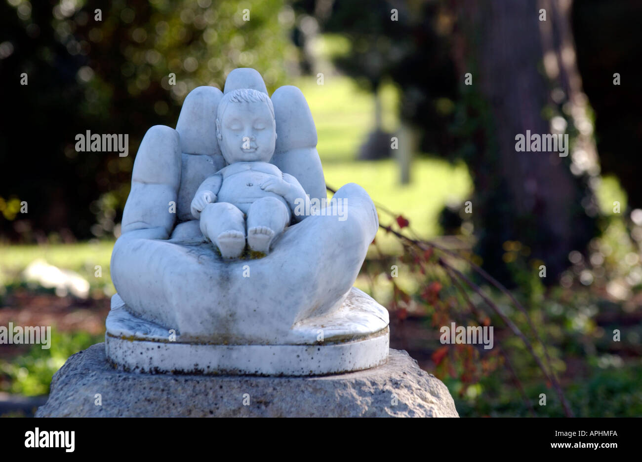 A baby memorial area in a cemetery Stock Photo - Alamy