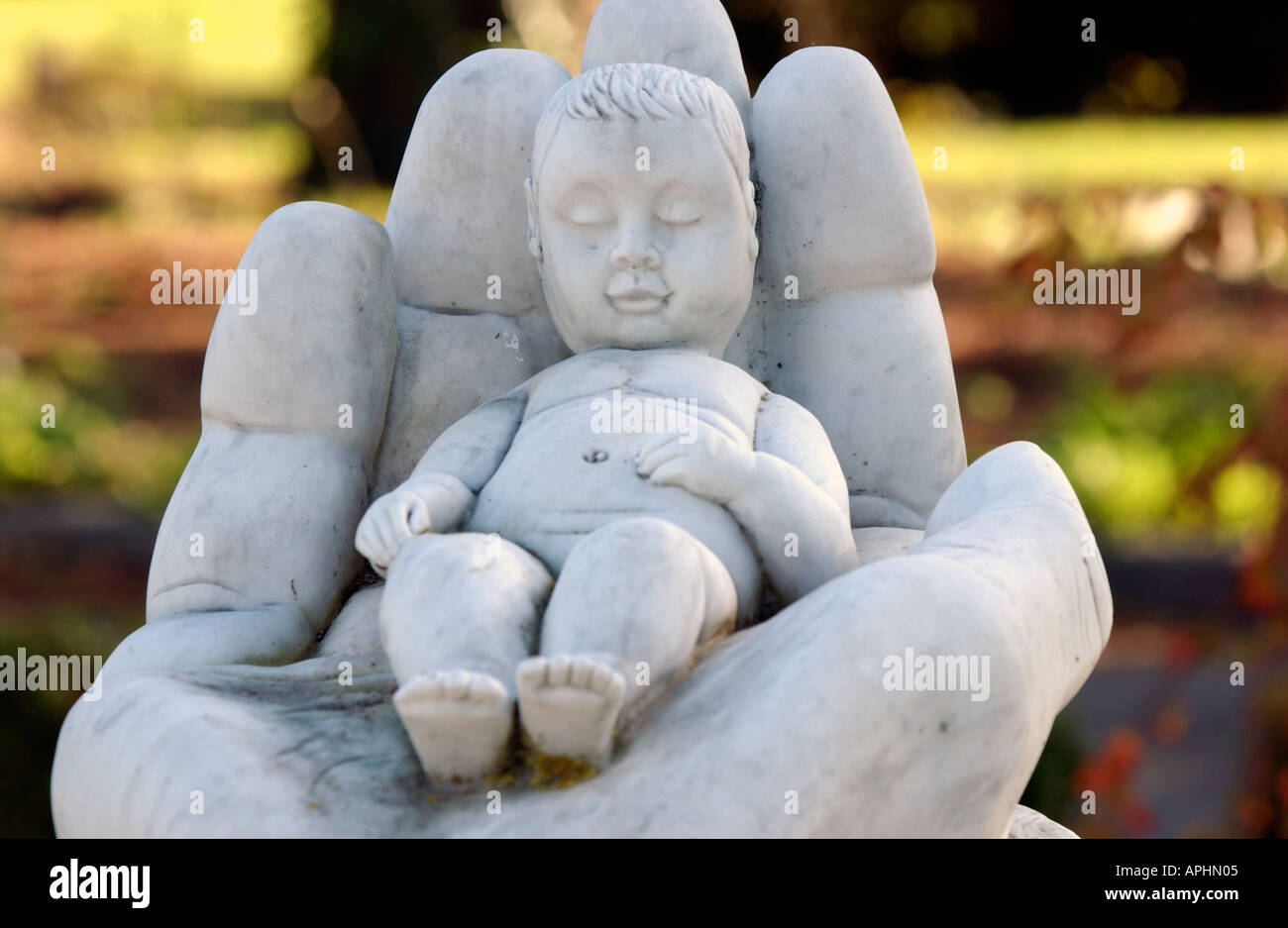 A baby memorial area in a cemetery Stock Photo - Alamy
