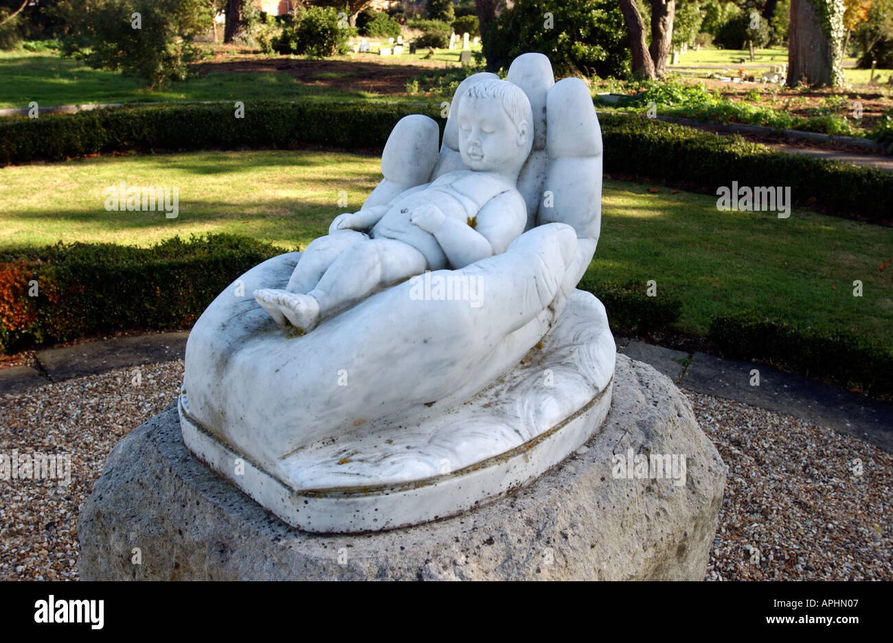 A baby memorial area in a cemetery Stock Photo - Alamy