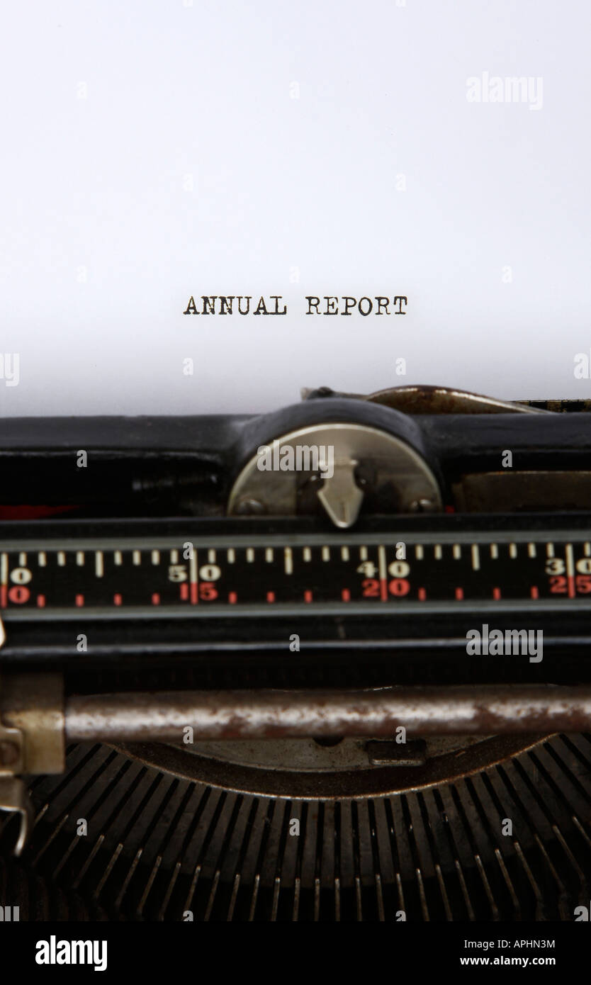 Book annual report hi-res stock photography and images - Alamy