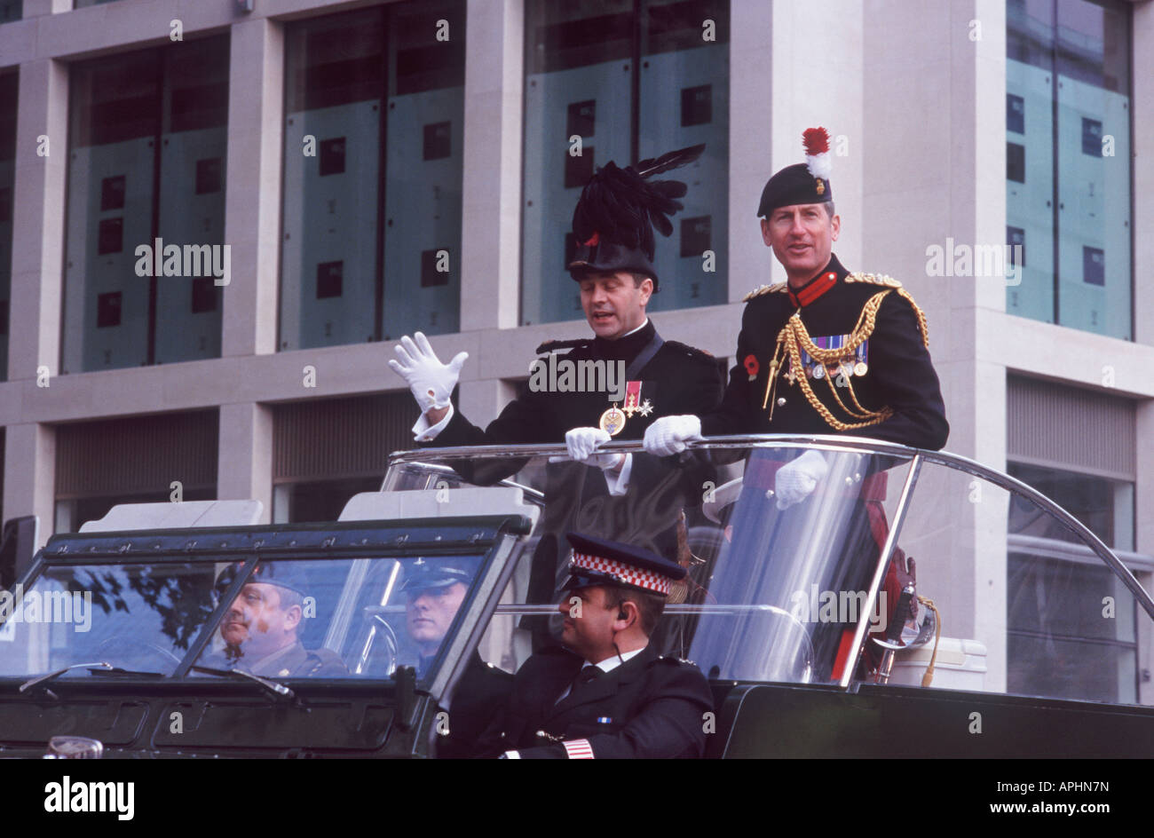 Pageantmaster Dominic Reid, Esq OBE in plumed cocked hat (left) in Lord ...