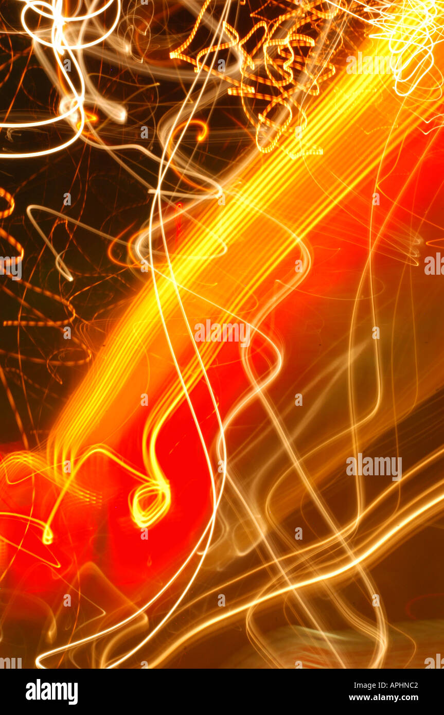 car lights at night Stock Photo - Alamy