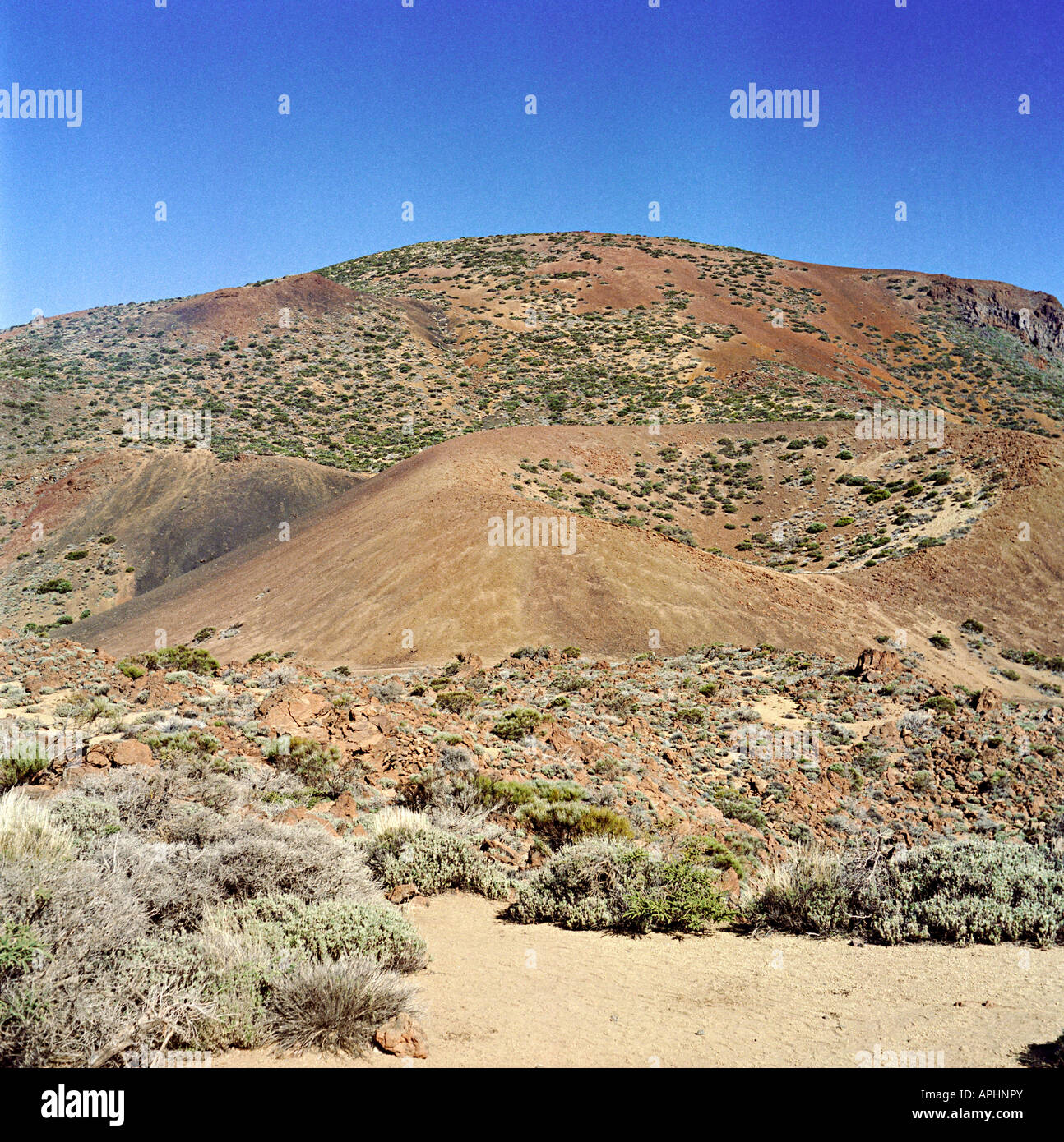 views of rock and natural formations in mount tiede national park in ...