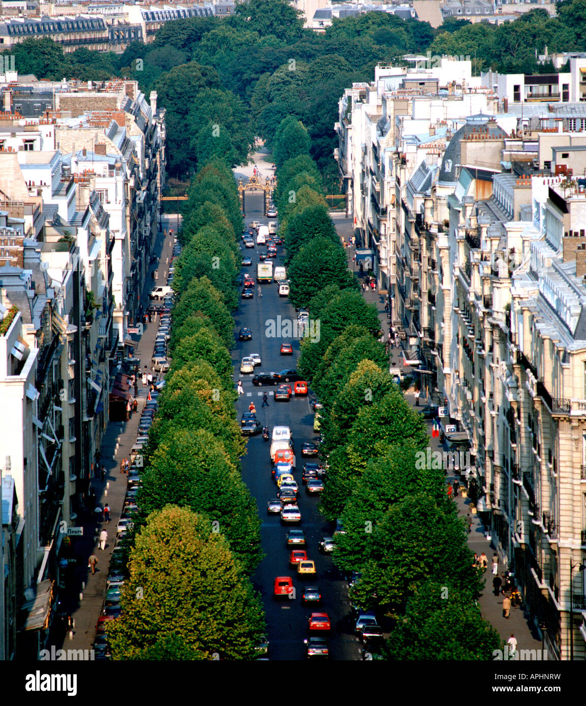 EU FR France Region Ile de France Paris 8 Arrondissement Aerial view of ...