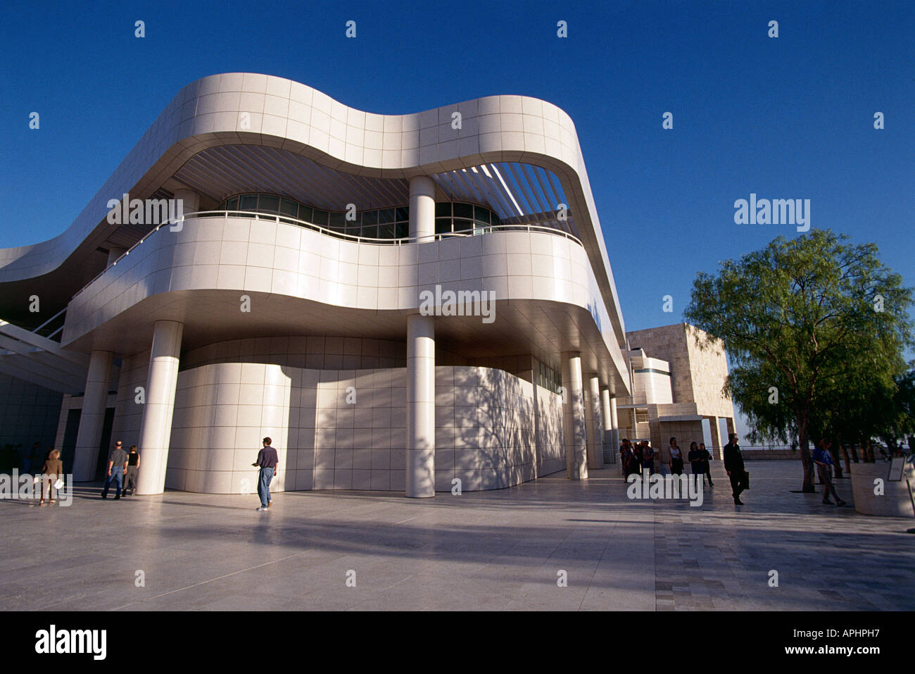 Exterior of the Getty Center Los Angeles Stock Photo - Alamy