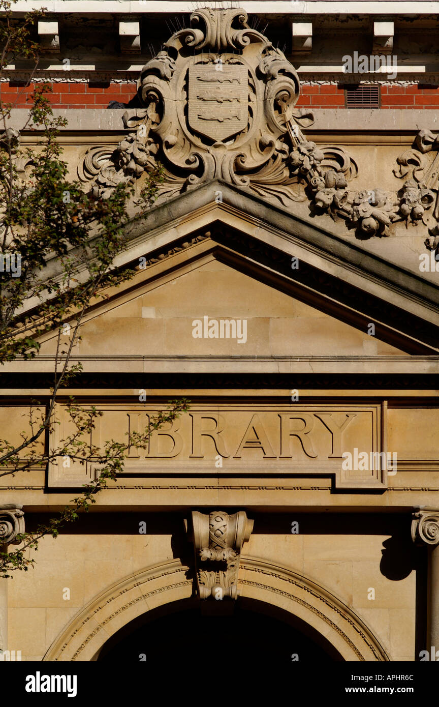 Library in Kingston on Thames Surrey England Stock Photo - Alamy