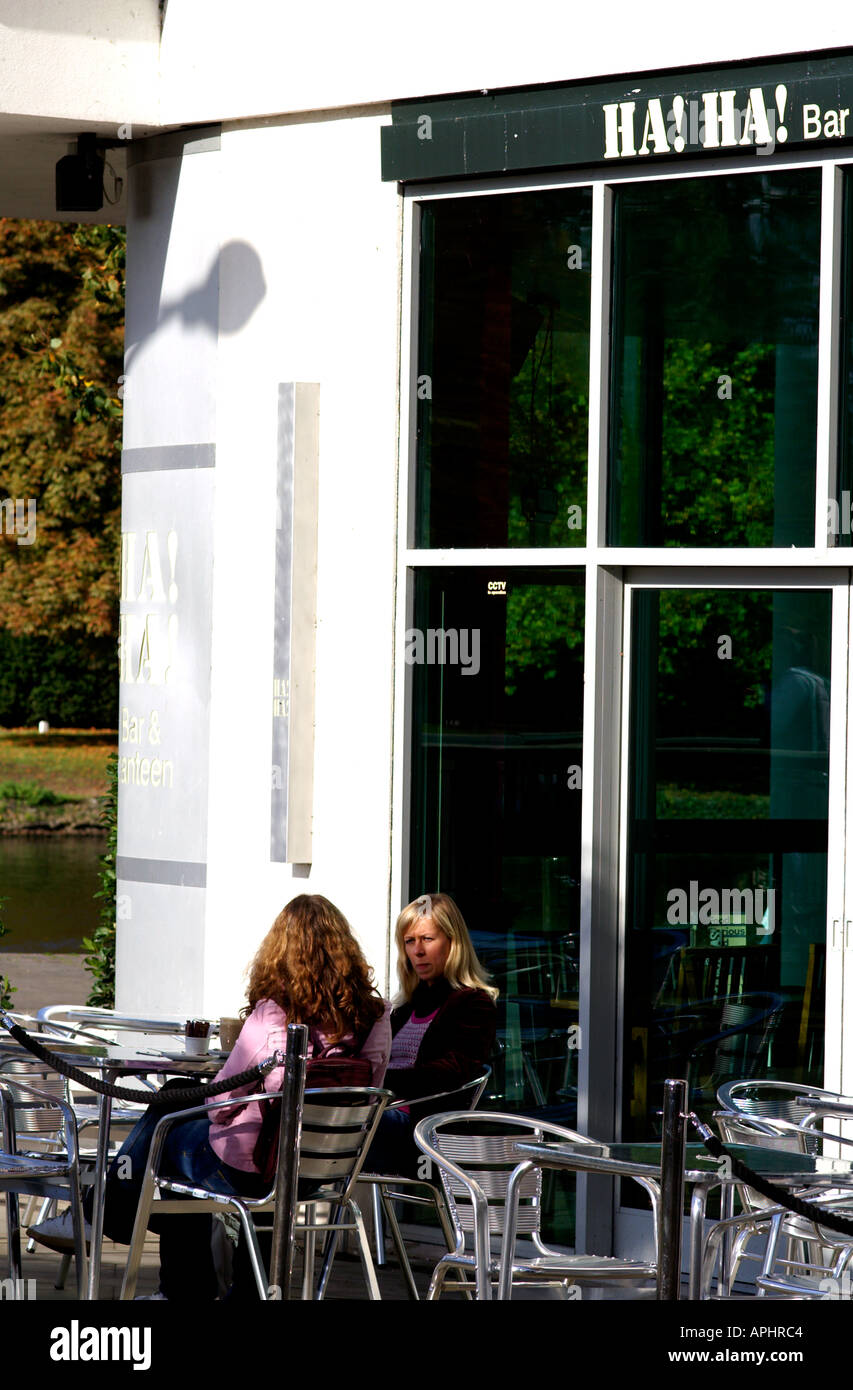 Women sitting in the cafe in Kingston Upon Thames Surrey /England Stock ...