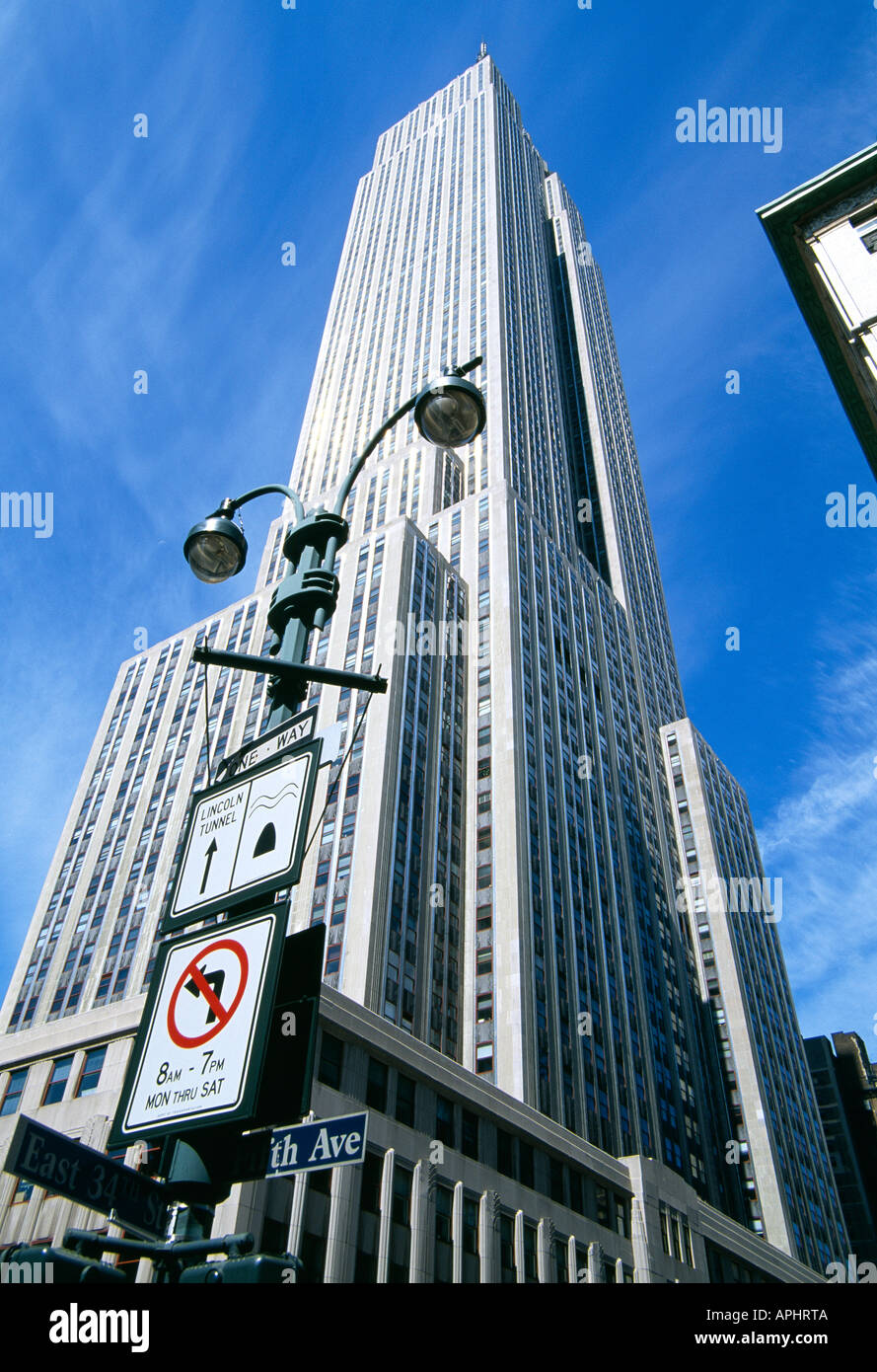 Empire State Building East 34th Street and Fifth Street Stock Photo - Alamy