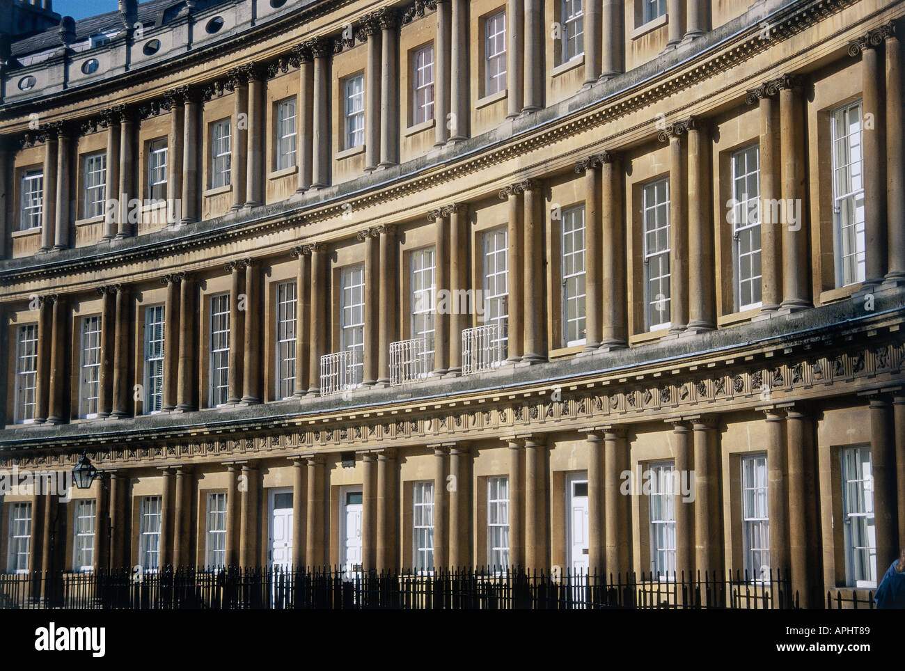Classical columns decorate the houses in the Neoclassical Circus in ...