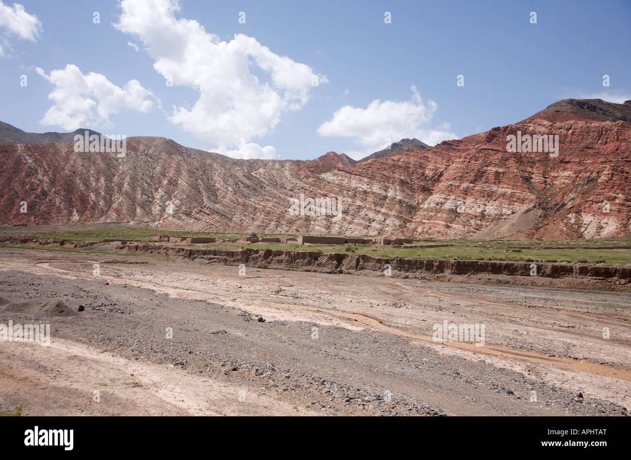 Silk Route China Tien Xinjiang Provence Tien Shan mountains or ...