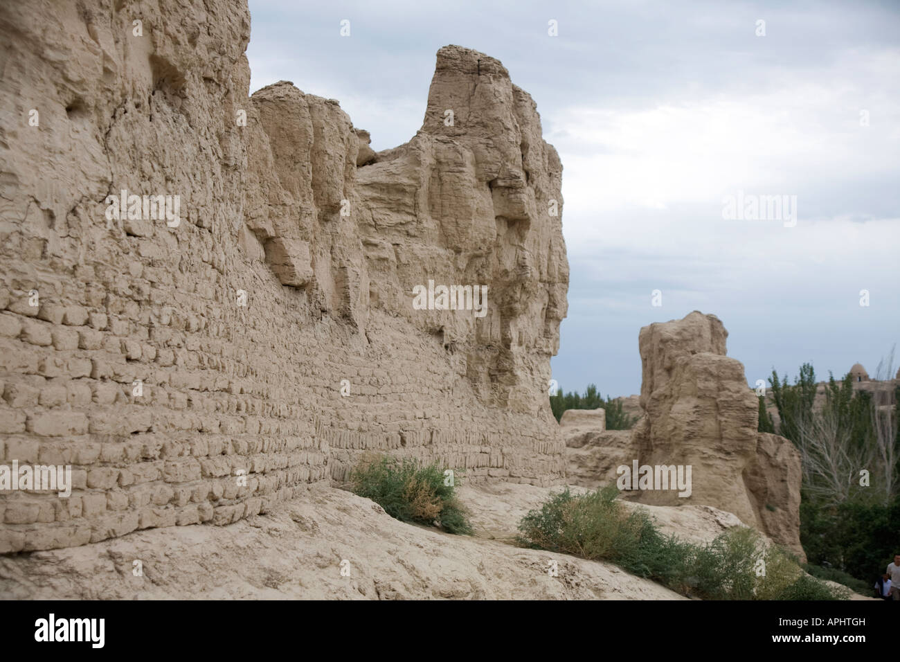 Silk Route China Xinjiang Turpan Local Caption Jiaohe Ancient City ...