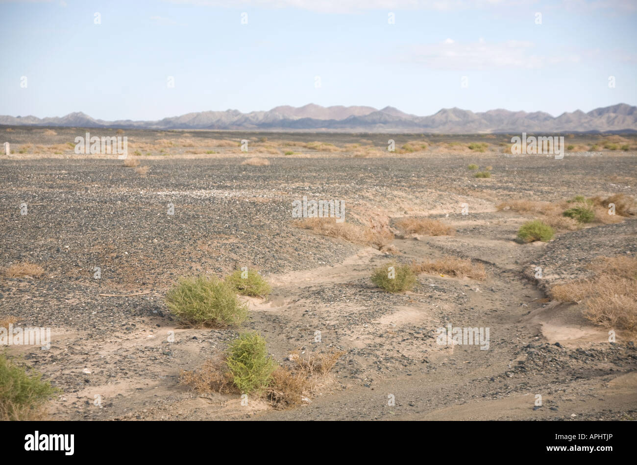 Silk Route China Xinjiang Gobi Desert Stock Photo - Alamy