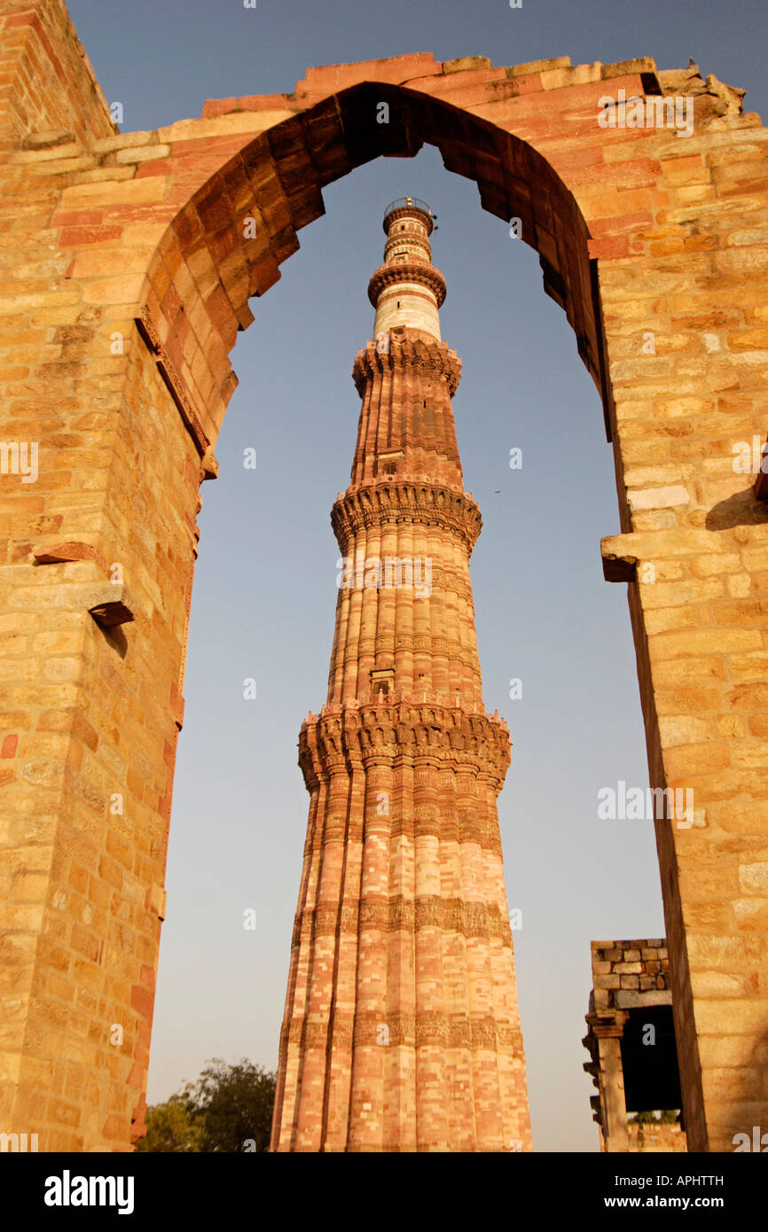 Qutab ( Qtub or Qutub ) Minar, New Delhi, India Stock Photo - Alamy