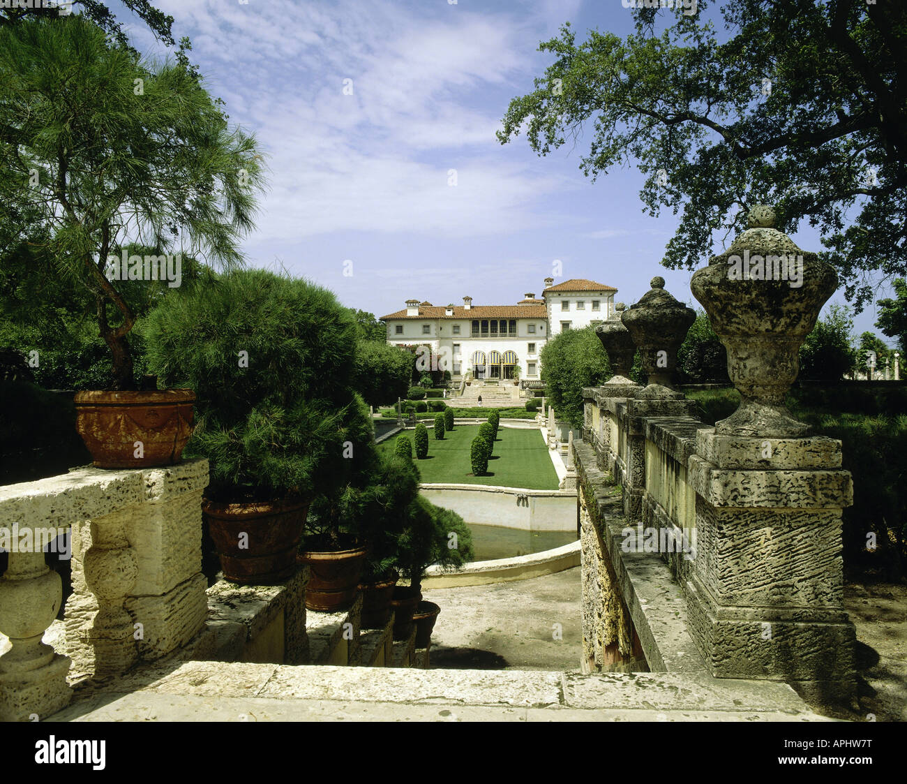 geography / travel, USA, Florida, Miami, Vizcaya Castle, built in 1914 ...