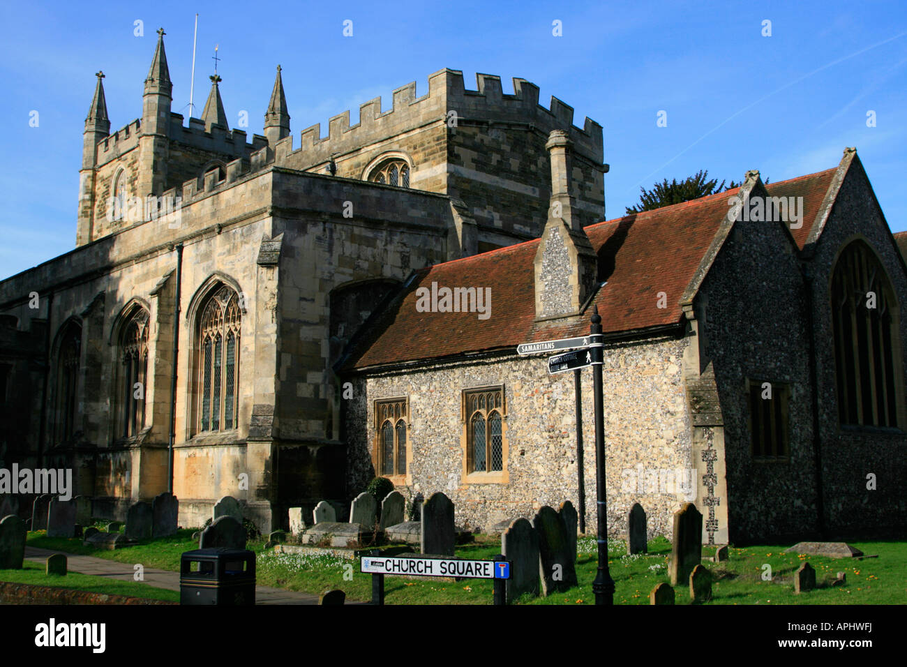 Basingstoke church old market town hampshire england uk gb Stock Photo ...