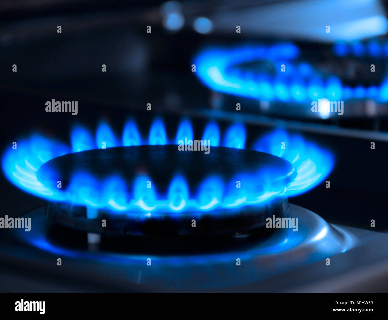 FLAME OF GAS RING Stock Photo - Alamy