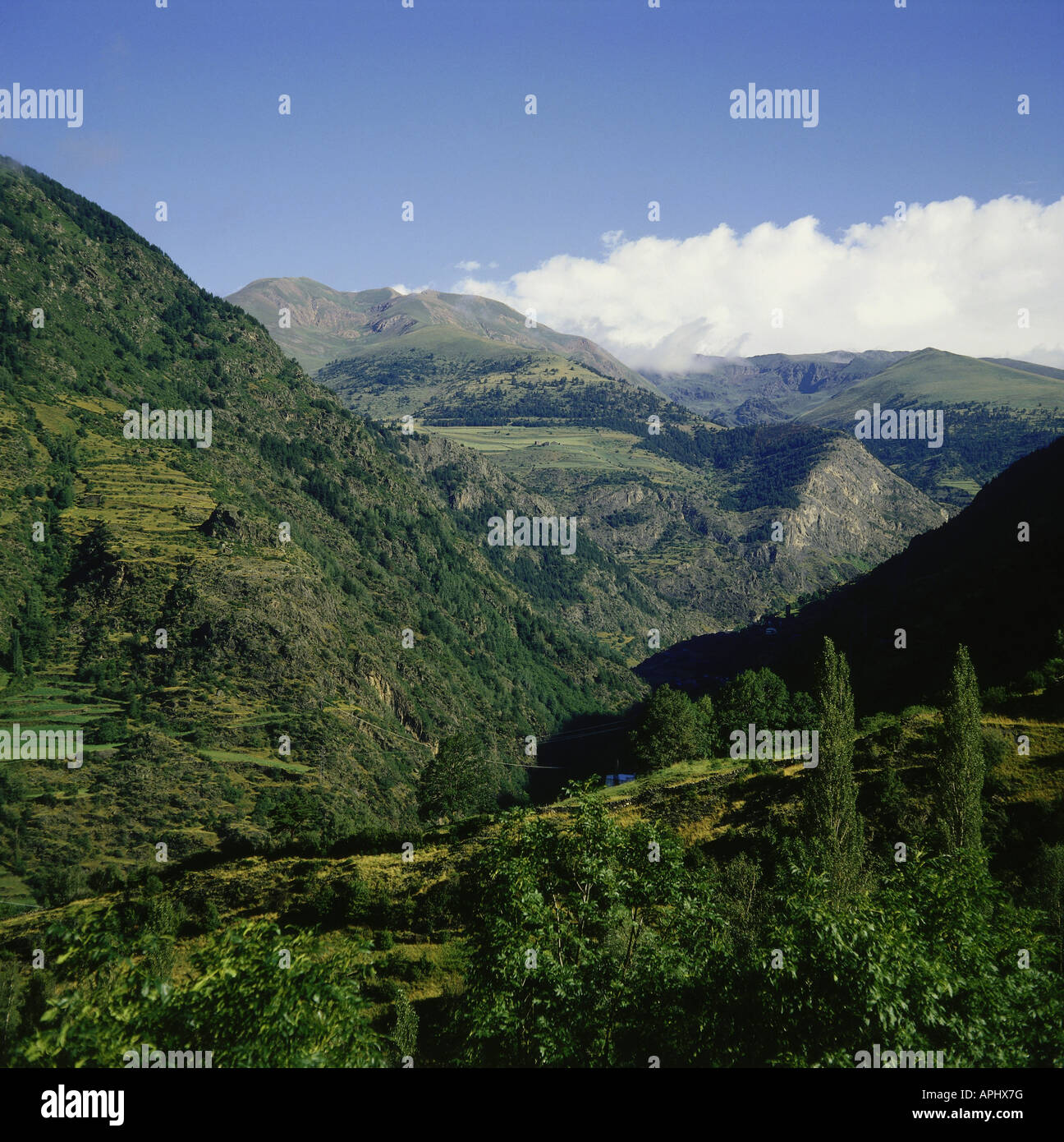 geography / travel, Andorra, landscapes, typical, mountains, valley ...