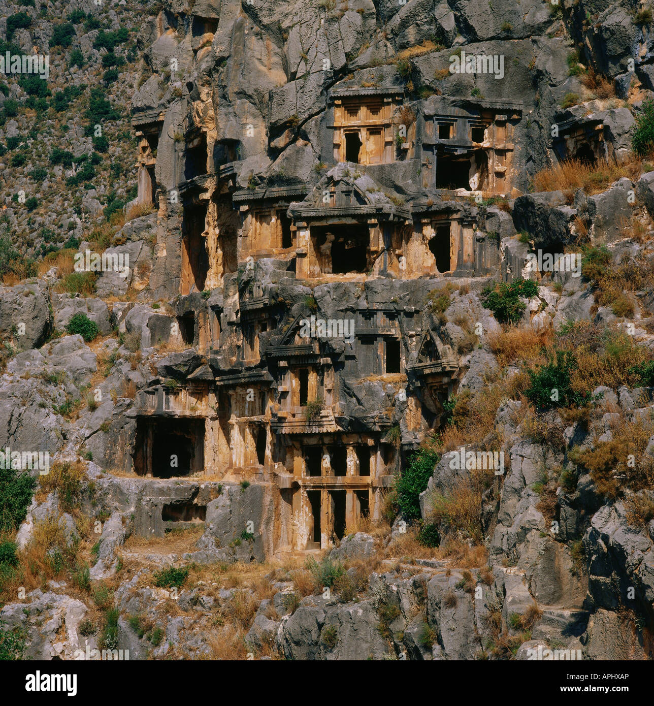 geography / travel, Turkey, Myra, Tombs, 4th and 5th Century BC, Asia ...