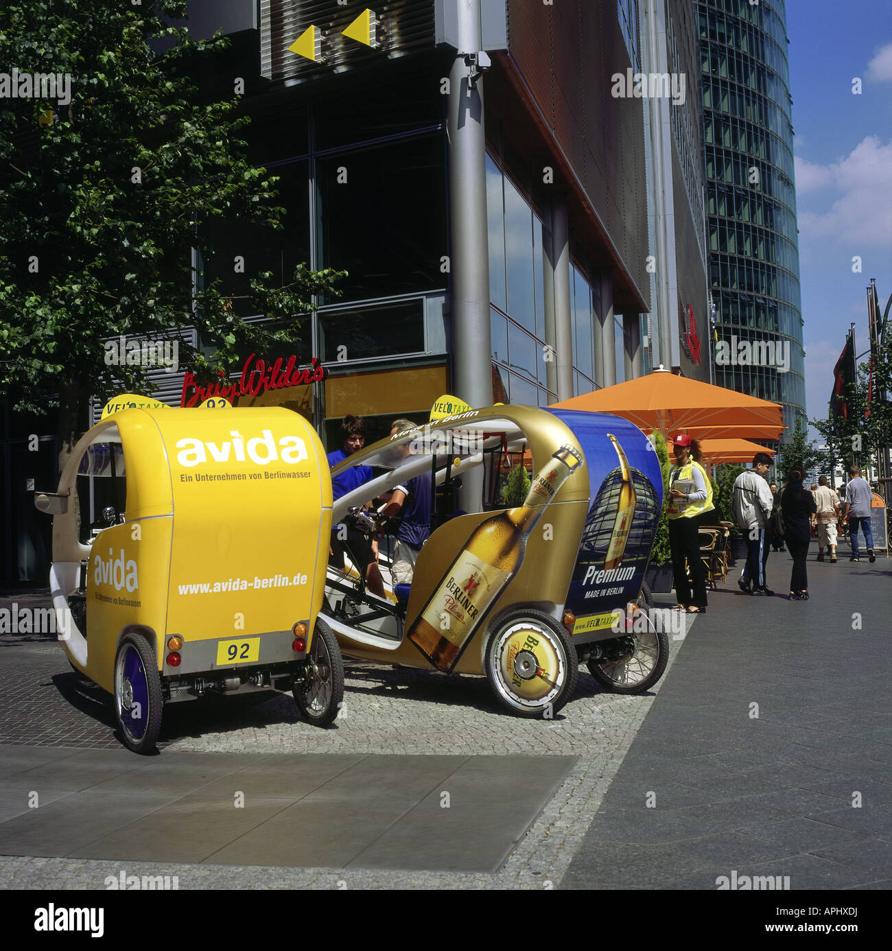 geography / travel, Germany, Berlin, Street Scenes, rickshaw, bicycle ...