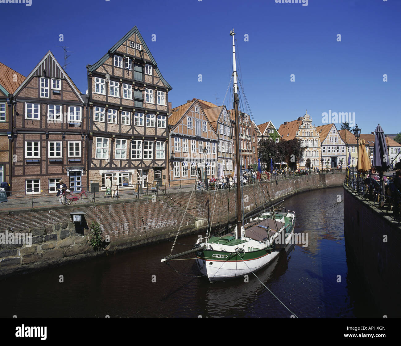 geography / travel, Germany, Lower Saxony, Stade, port, old port with ...