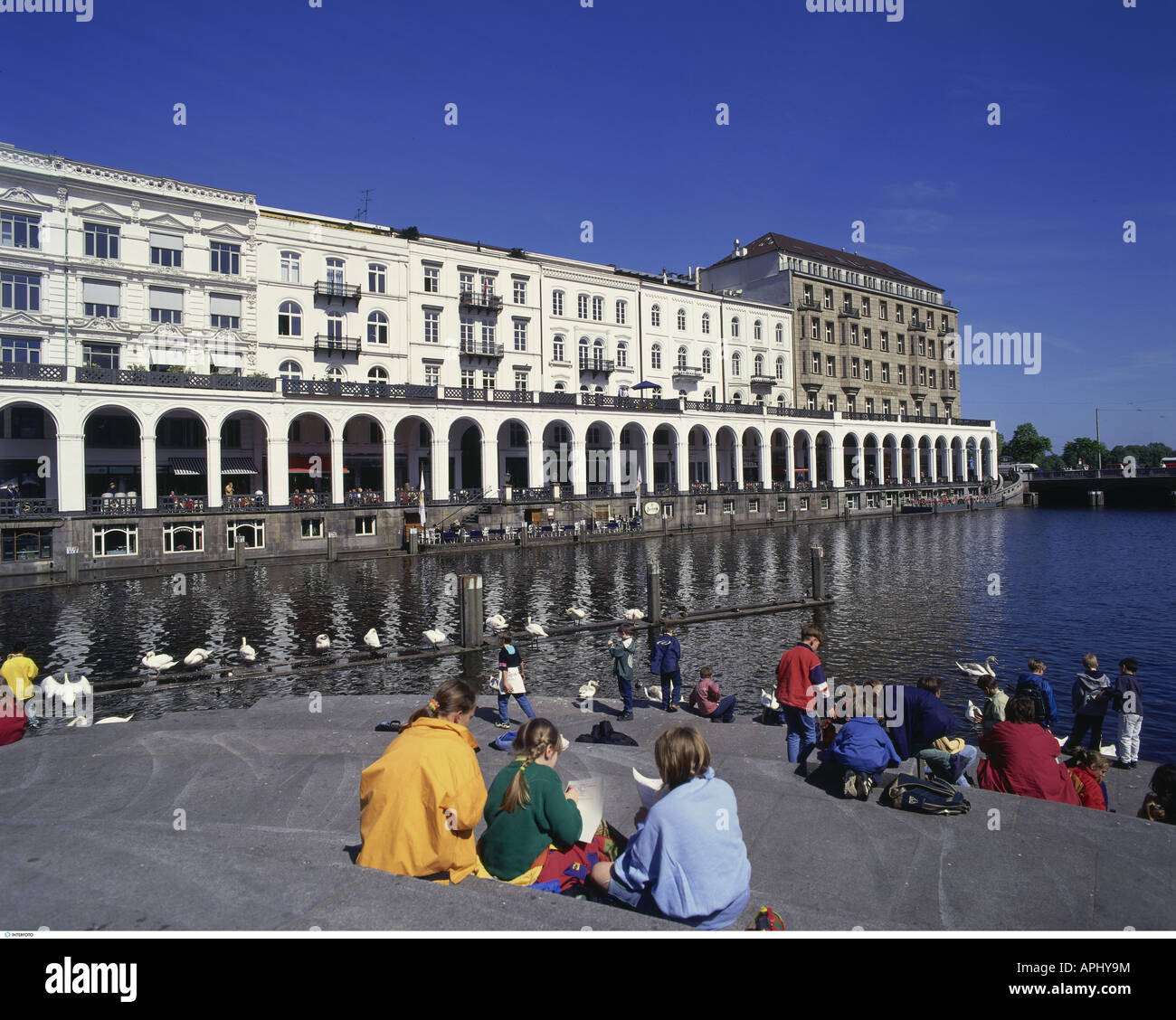 geography / travel, Germany, Hamburg, building, architecture, Alster ...
