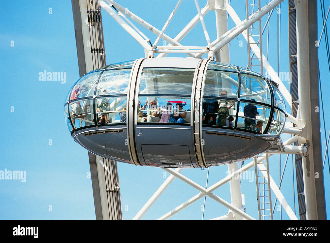 One of 32 observation capsules of the London Eye Designed by David ...