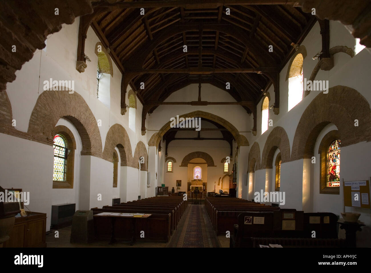 Anglo saxon building interior hi-res stock photography and images - Alamy