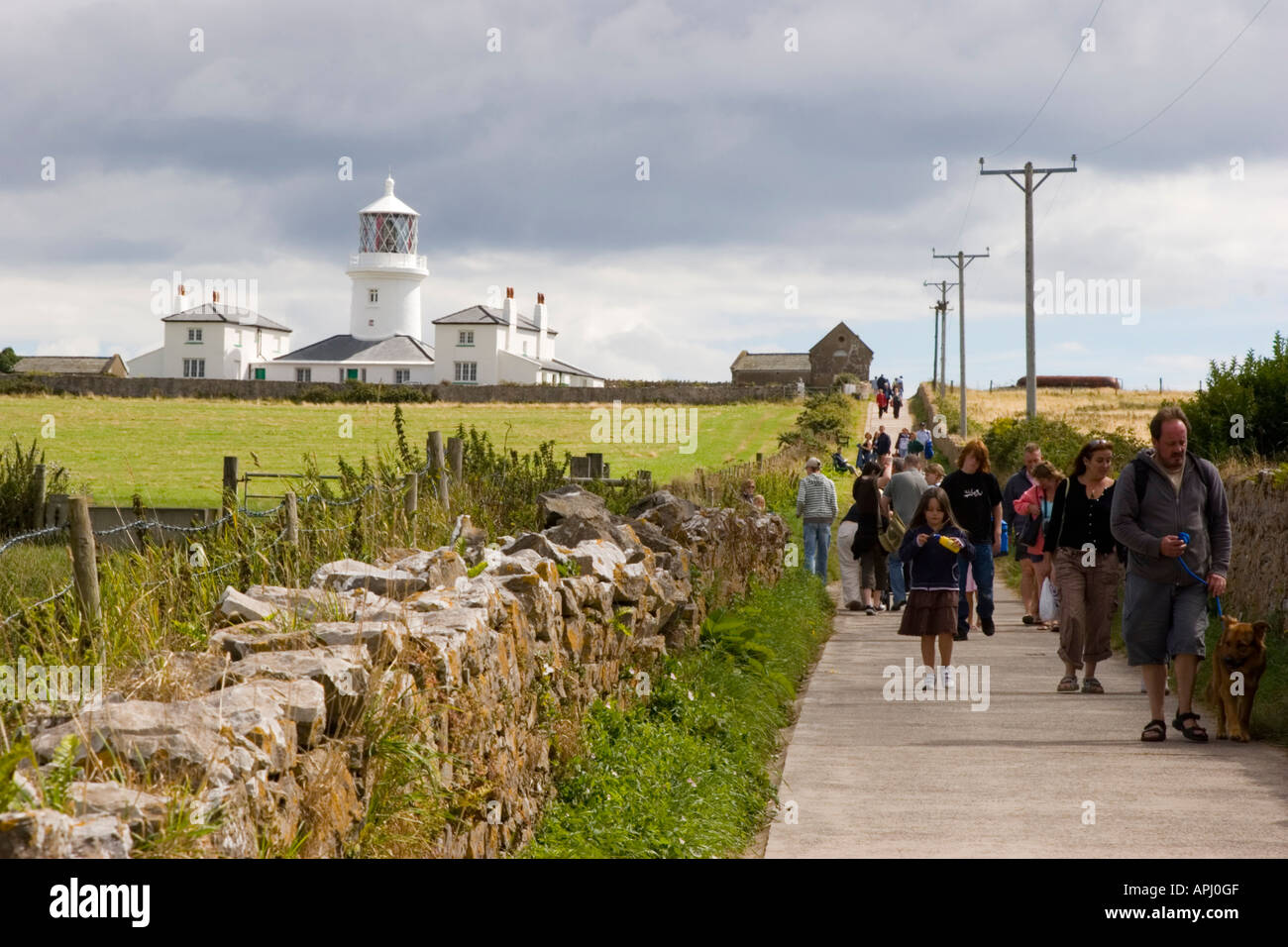 Caldey Island Light House High Resolution Stock Photography and Images ...