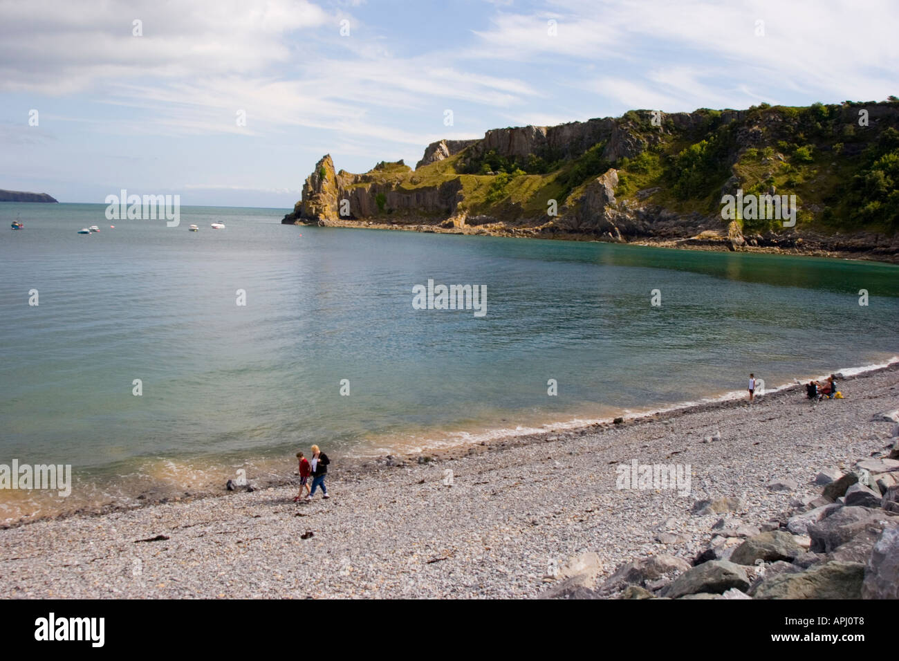Lydstep cliffs hi-res stock photography and images - Alamy