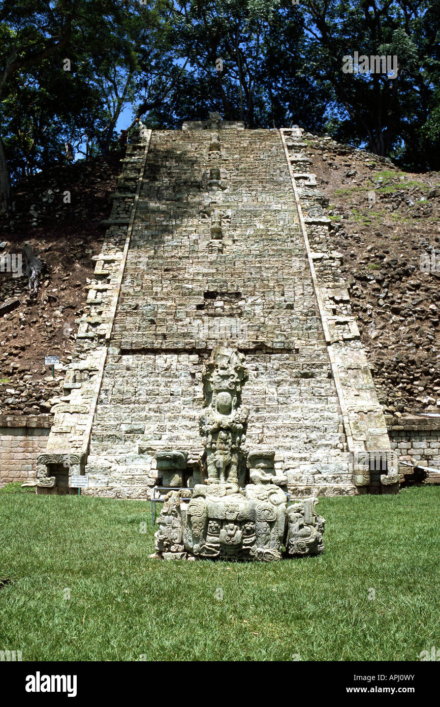 geography / travel, Honduras, Copan, Maya town around 1000 BC - 9th ...