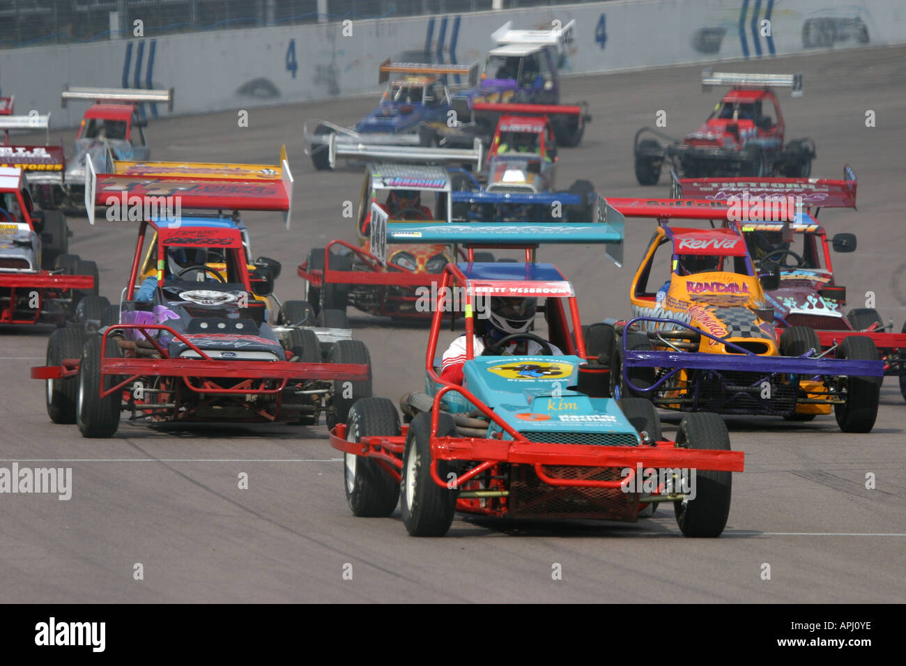Superstox stock car racing Stock Photo - Alamy