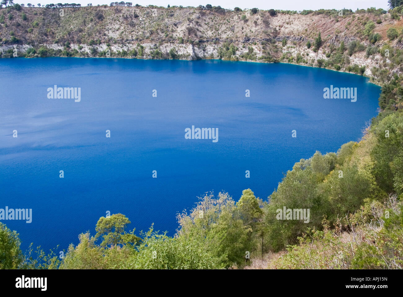 The Blue Lake Mt Gambier South Australia Stock Photo - Alamy