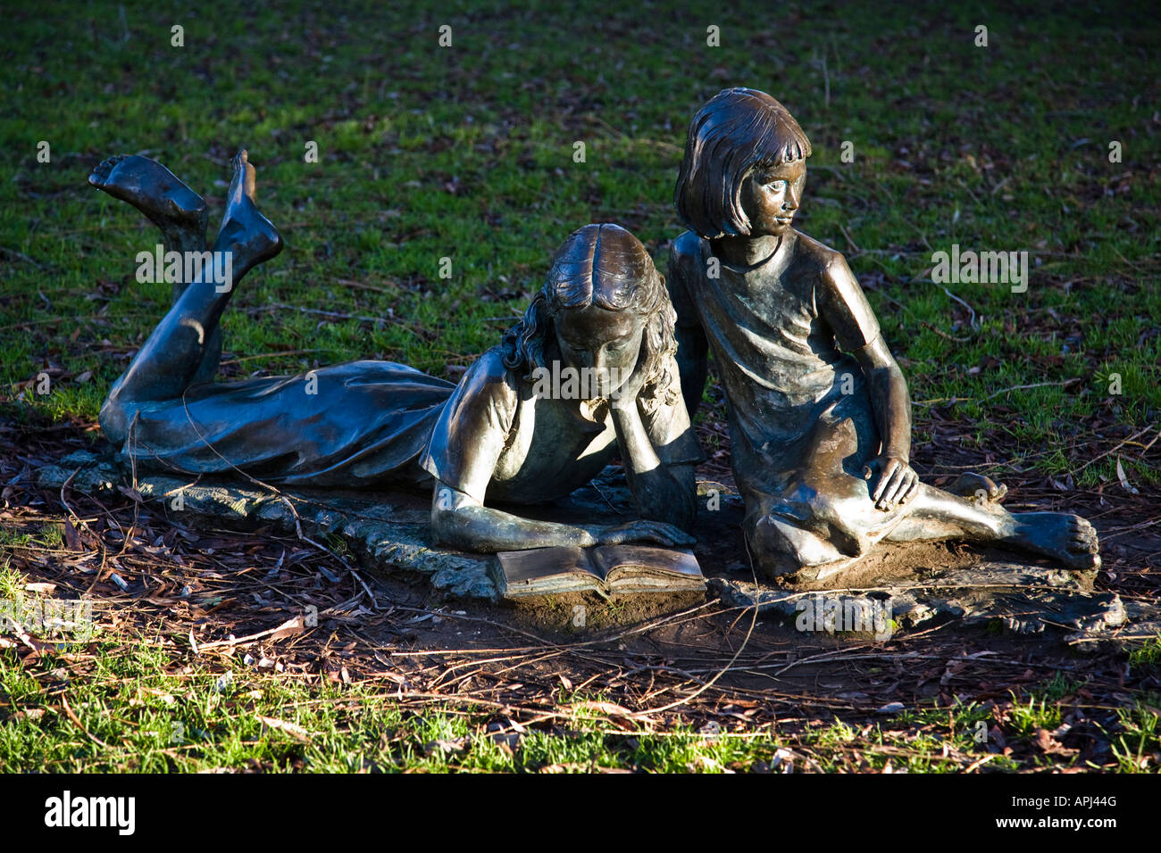 Part of Alice and the White Rabbit sculpture by Edwin Russell located ...