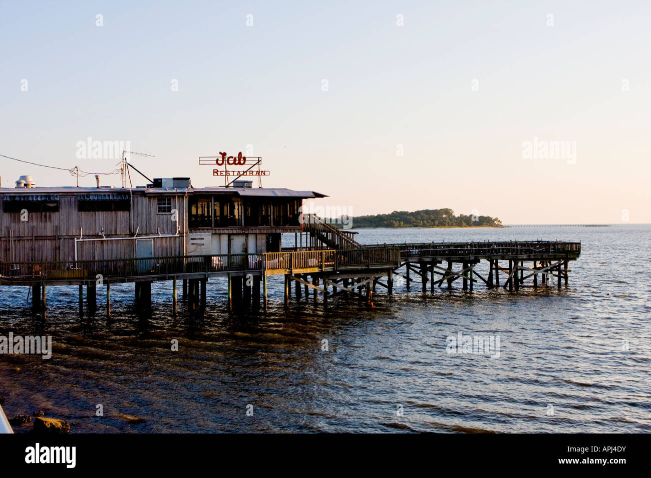 Tourist and Vacation Views of Historical Cedar Key Florida Stock Photo ...