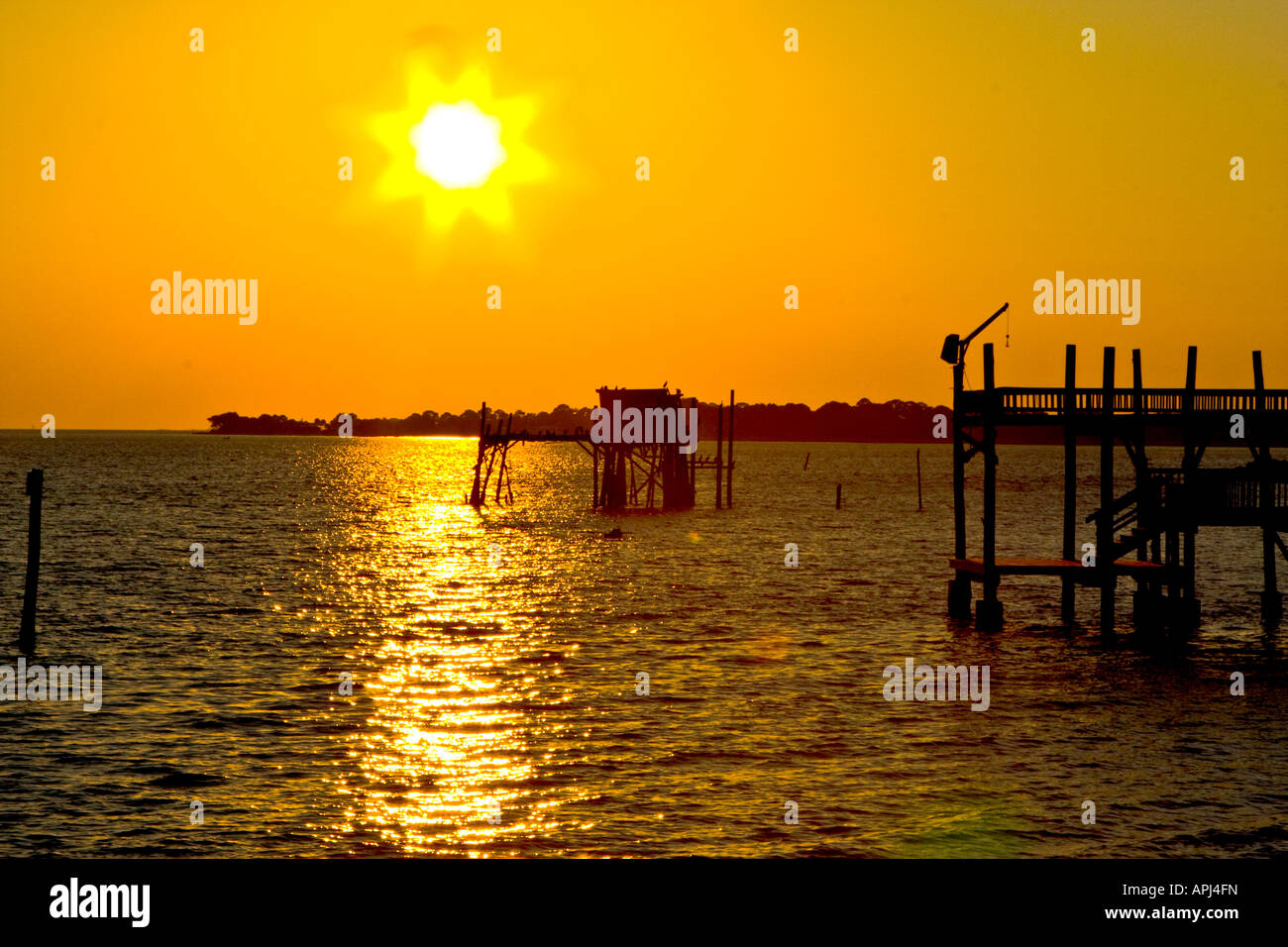 Tourist and Vacation Views of Historical Cedar Key Florida Stock Photo ...