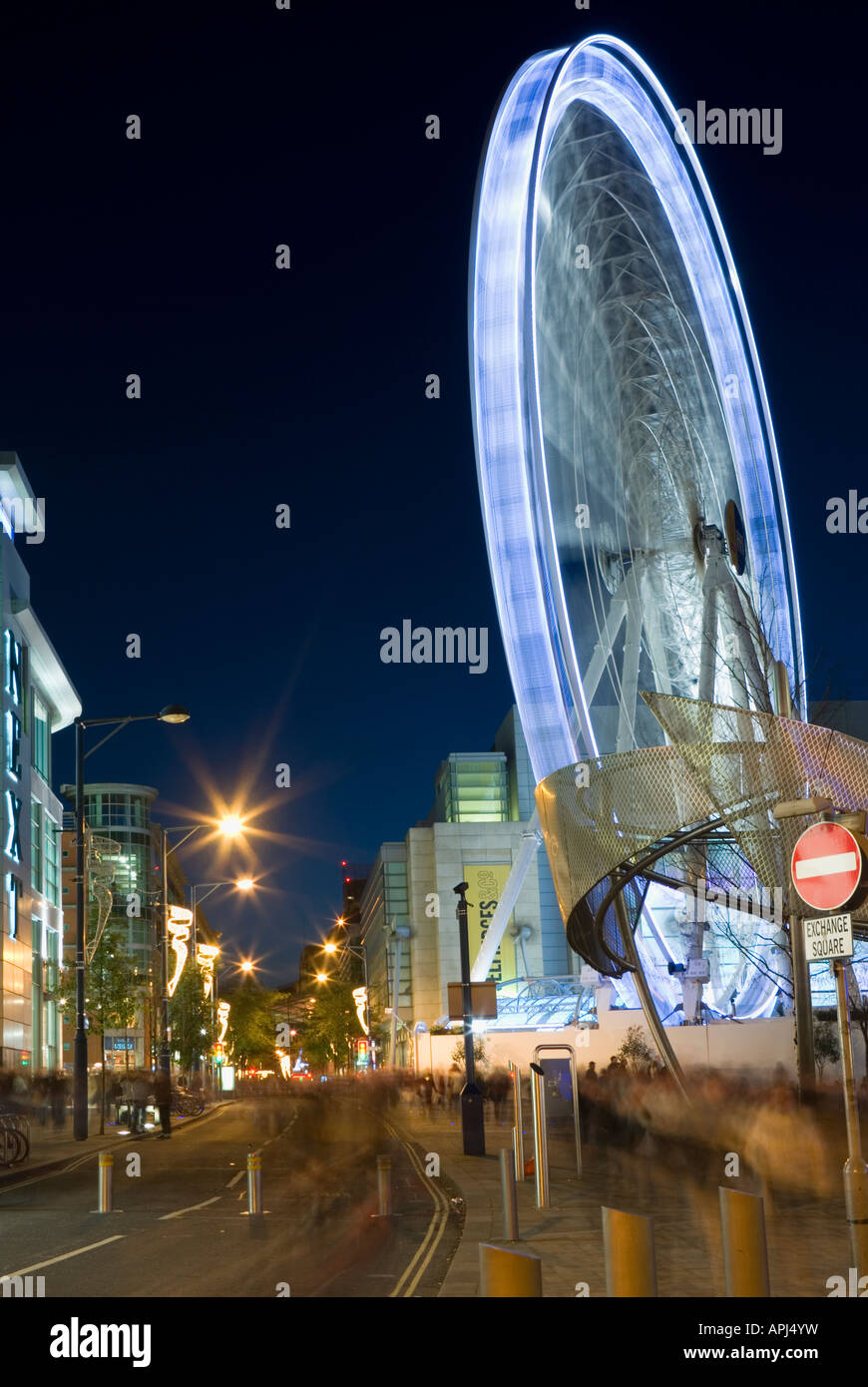 The Wheel of Manchester Stock Photo - Alamy