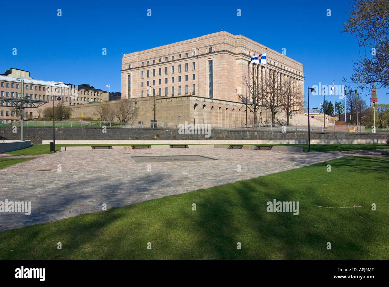 Finnish Parliament building in Helsinki Stock Photo - Alamy